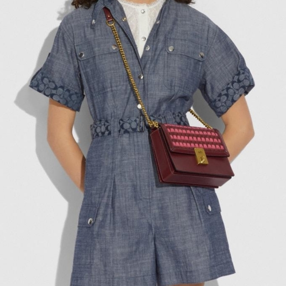 Coach | Bags | Coach Hutton Shoulder Bag With Weaving | Poshmark